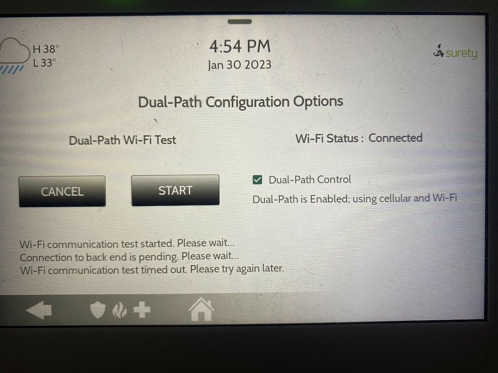 IQ Panel 4 dual path failed - Support - Surety Support Forum