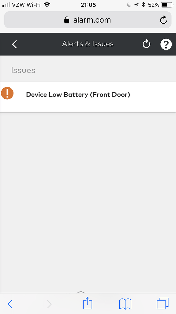 Low battery from hardwire sensor - Support - Surety Support Forum